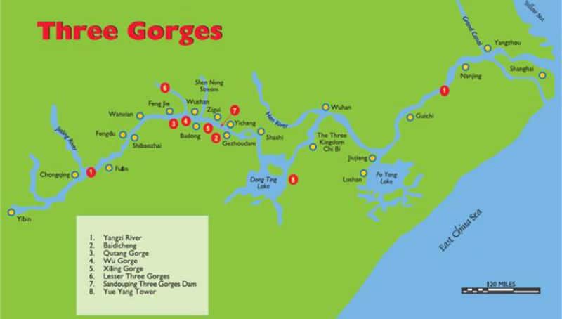Three Gorges Village Map